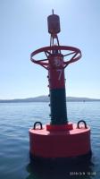 China 8mm Out Shell HDPE Marine Fairway Navigation Aids Buoy for 1800mm Diameter Boat Safety for sale