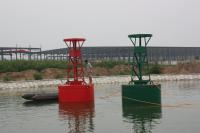 China JB1500 Floating Marine Polyurethane Foam Filled Navigation Buoy with Solar Light for sale