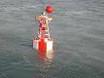 China GPS Locater Marine Grade Navigation Buoy Dia 1200mm for Sailing Safety Marker Floats for sale