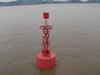 China GPS Locater Marine Grade Navigation Buoy Dia 1200mm for Sailing Safety Marker Floats for sale
