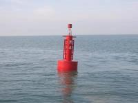 China River Buoy 1800mm Height Marine LLDPE Steel Frame Navigation Buoy for Ships and Boats for sale