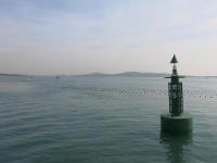 China River Buoy 1800mm Height Marine LLDPE Steel Frame Navigation Buoy for Ships and Boats for sale