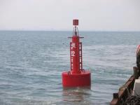 China River Buoy 1800mm Height Marine LLDPE Steel Frame Navigation Buoy for Ships and Boats for sale