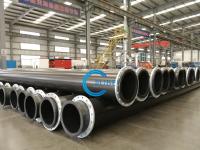 China Flanged PE100 PEAD HDPE Poly PE HD Pipe in White Color for Water System 630mm Pn8 Pn10 SDR 17 for sale