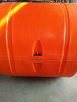 China 35kg/Cub Inside PU Density Pipe Floats for Dredging Pipe 12-Month Plastic Hose Floater for sale