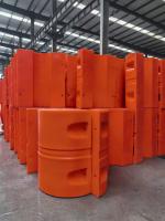 China 1200mm Length Yellow Rotational Moulded Plastic Pipe Float for Sea/River/Lake Sand/Mud Dredging for sale