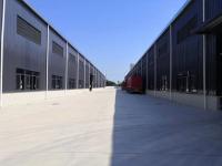 China 50m2 Prefabricated Metal Shed Building for Steel Warehouse Workshop and Office Houses for sale