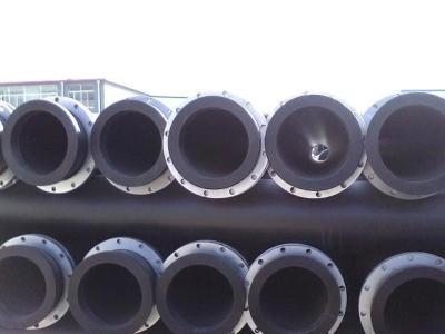 China Steel Flanges Connection DN560mm White Black Co-Extruded HDPE Pipe for Port Construction for sale