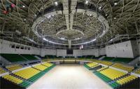 China 1% Tolearance and Customization for Prefab Space Frame Arch Roof Hall Steel Structure for sale