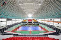 China 1% Tolearance and Customization for Prefab Space Frame Arch Roof Hall Steel Structure for sale
