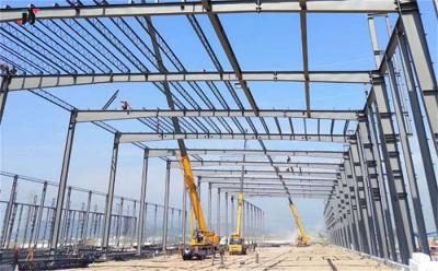 China Painted Steel Structure Commercial Buildings for Multi Story Office Warehouse Workshop for sale