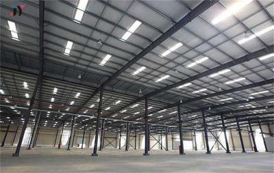 China Environment Protection Large-Span Painted Steel Structure Prefab Workshop Warehouse for sale