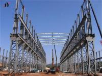 China 50m2 Warehouse Construction Material Prefabricated Warehouses Building with Mesh Rack for sale