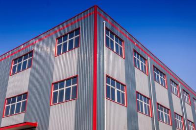 China Strong and Durable H-Section Steel Prefab Construction Warehouse with GB Standard for sale