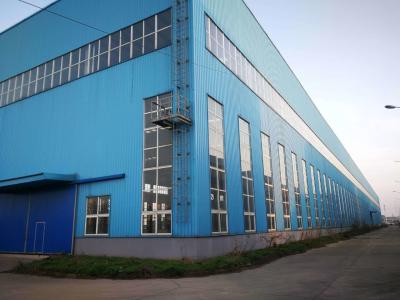 China Steel Column Member Standard GB for Prefabricated Warehouse Metal Building Steel Structure for sale