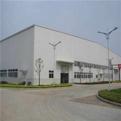 China Prefabricated Industrial Steel Structure Warehouse with H-Section Steel Gable Frame for sale