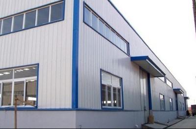 China Guide Site Installation Light Steel Structure Building Prefabricated Warehouse Design for sale