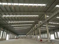 China Prefabricated Painted/Hot Galvanised Metal Frame Warehouses with Bolt Connection Form for sale