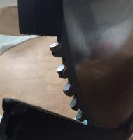 China EFFEMAX Carbide Tipped TCT Saw Blade 660mm 6.3mm Cutting Width for Rail Track Cutting for sale