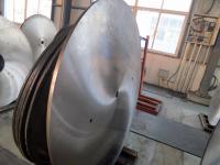 China 1800mm Hot Saw Blade for Steel Cutting 9-12mm Thickness 259-600 Teeth for sale