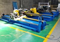 China High Accuracy Cold Cut Flying Saw Machine 32mm Digital Motion Control 130m/min for sale