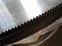 China 1800mm x 12mm Hot Saw Blade for Beam Cutting 45Mn2V Steel 50-55HRC for sale