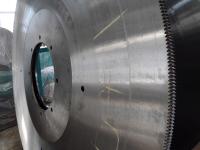 China 2100mm Hot Saw Blade for Hot Rolled Beams 45Mn2V Steel 50-55HRC for sale