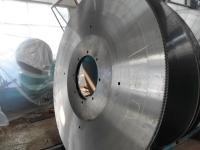 China 2100mm Hot Saw Blade for Hot Rolled Beams 45Mn2V Steel 50-55HRC for sale