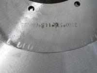 China 2100mm Hot Saw Blade for Hot Rolled Beams 45Mn2V Steel 50-55HRC for sale