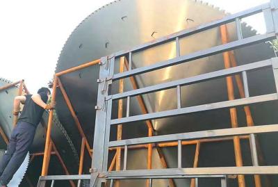 China 75Cr1 High Frequency Diamond Saw Blank Steel Core 2982x9mm for Sandstone Cutting for sale