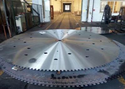 China 75Cr1 Trenching Machine Diamond Saw Blank 800-3500mm Slotting Circular Steel Core for sale