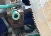 China Manual Control Electrode Hot Cut Saw Blade Teeth Hardening Machine 2200mm 20KVA for sale