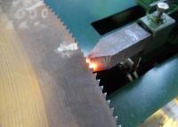 China Hot Cut Circular Saw Blade Teeth Repair Manual Control Hardening Machine 2200mm 20KVA for sale