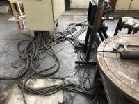 China Hot Cut Circular Saw Blade Teeth Repair Manual Control Hardening Machine 2200mm 20KVA for sale