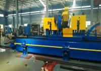 China 200x200 Double Blade Flying Cold Saw for Large Diameter Square Tube and Pipe 219mm for sale