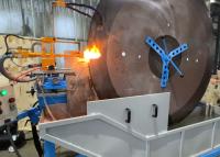 China Alloy circular saw balde tooth tip auto flame hardening machine for sale