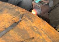 China Circular saw blade teeth hardness increase manual hardening machine for sale