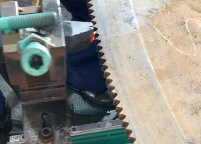 China Circular Saw Blade Tooth Hardening Machine 2200mm 20KVA Electric Contact Heating for sale