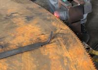 China Circular Saw Blade Tooth Hardening Machine 2200mm 20KVA Electric Contact Heating for sale