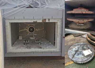 China Hot Pressed Saw Blade Tempering Furnace 150kW 650℃ Hardening Machine for sale
