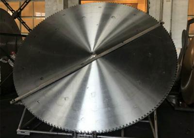 China 3000mm 75Cr1 Tempered Steel Diamond Saw Blanks for Gantry Stone Cutting for sale