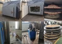 China Hydraulic Hot Press Saw Blade Tempering Furnace 650℃ 150kW for Leveling and Tension Adjustment for sale