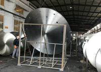 China 3500mm 75Cr1 Tempering Steel Diamond Saw Blank for Stone Gantry Cutting for sale
