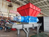 China Industrial Two Shaft Shredder 8000kg Capacity Heavy Duty Cardboard Paper Shredder 55-160kw for sale
