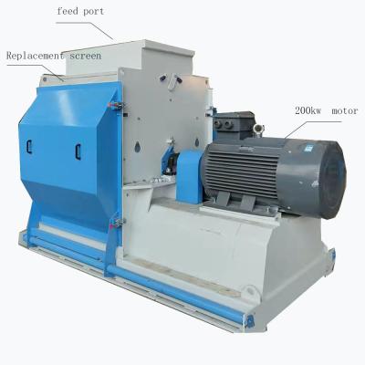 China Industrial Thickening Hammer Crusher 1200x1400 for Food Waste Bone Disintegrating 200kw for sale