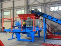 China Heavy Duty Metal Shredder Machine 3-10cm Tire Shredder for Scrap Metal Recycling Waste Plastic for sale