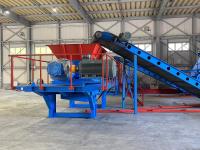 China Heavy Duty Metal Shredder Machine 3-10cm Tire Shredder for Scrap Metal Recycling Waste Plastic for sale