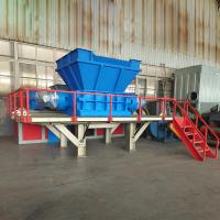 China Industrial Two Shaft Shredder 110kW for Scrap Metal Steel Iron Shredding for sale