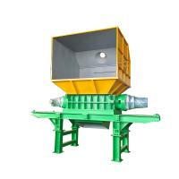 China Industrial Double Roller Shredder 90KW for Waste Carpet and Clothing Crushing for sale