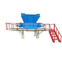 China Industrial Two Shaft Shredder 110kW for Nylon Ropes Plastic Waste Recycling for sale